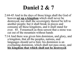 The Kingdom Of Christ | PPT