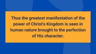 Slideshow: What Is The Kingdom Of God Look Like? | PDF