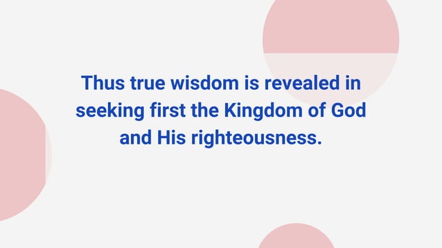 Slideshow: What Is The Kingdom Of God Look Like? | PPT