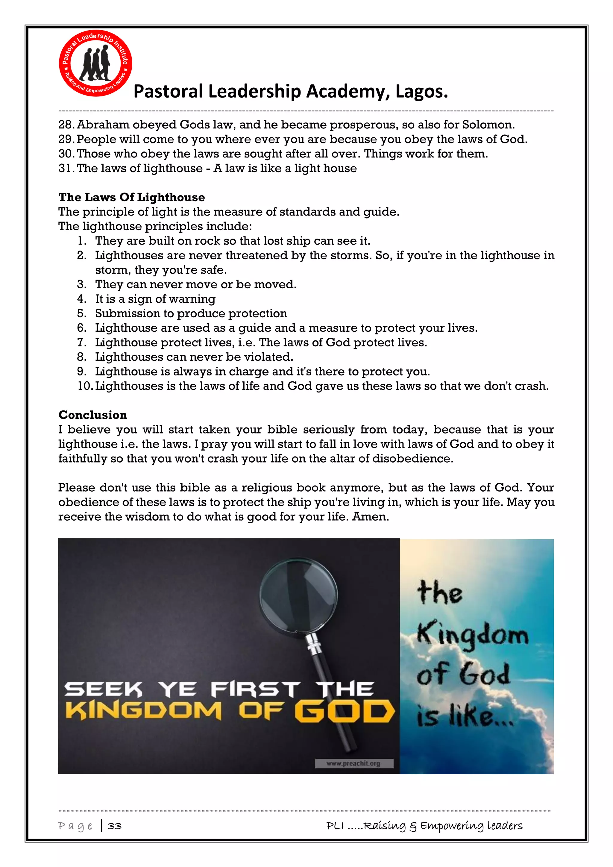 The Kingdom of God Modules | PDF