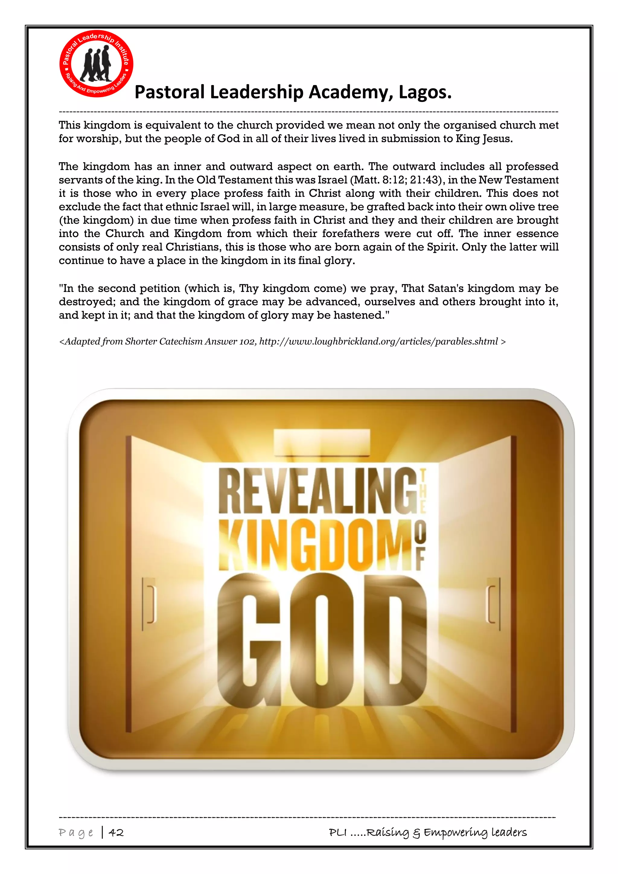 The Kingdom of God Modules | PDF