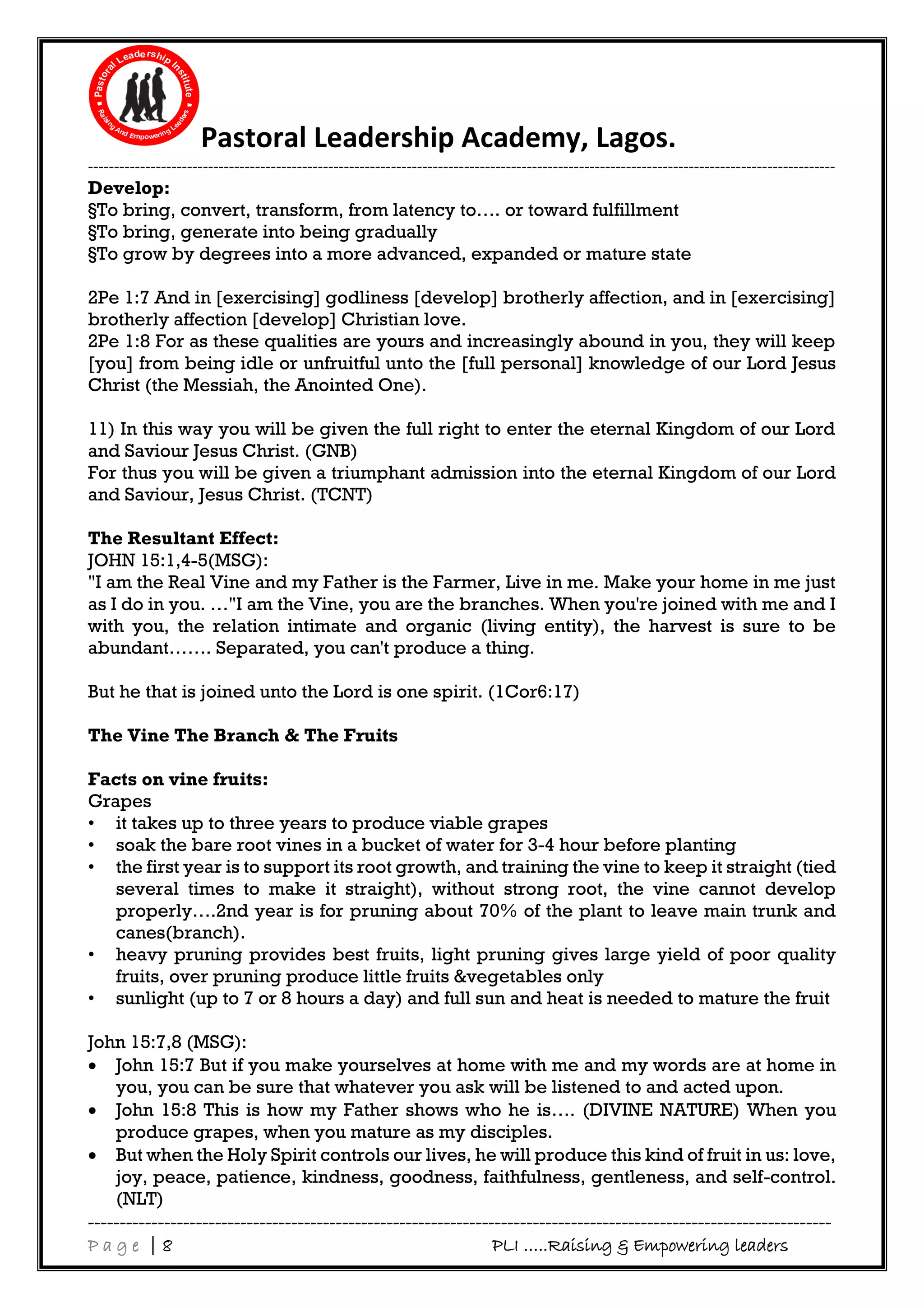 The Kingdom of God Modules | PDF