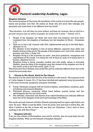 The Kingdom of God Modules | PDF
