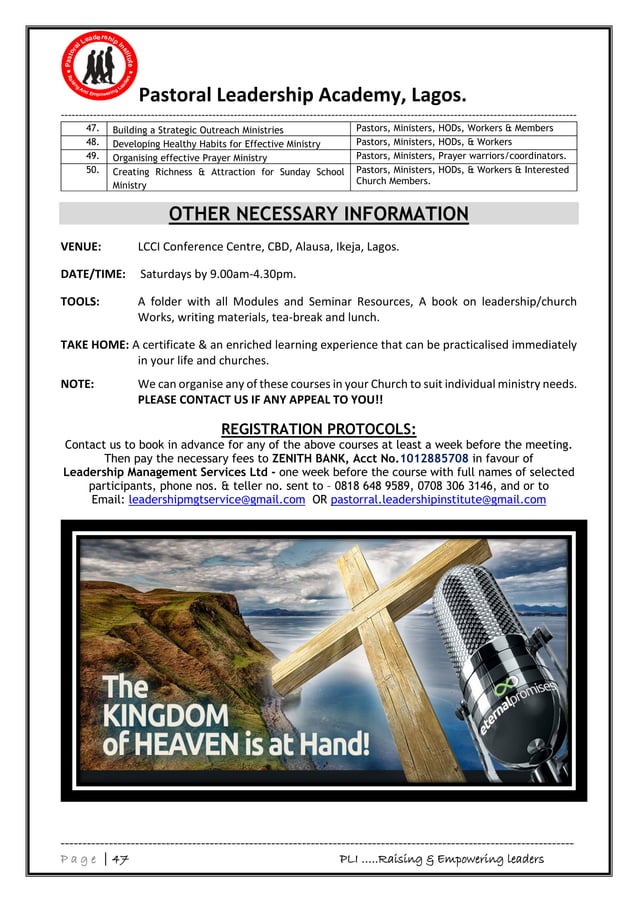 The Kingdom of God Modules | PDF