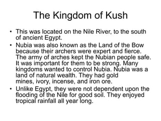 The kingdom of kush | PPTX