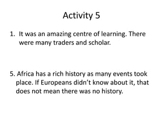 Gr7 History The kingdom of mali share | PPTX