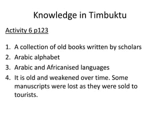 Gr7 History The kingdom of mali share | PPTX | Africa Travel | Travel ...