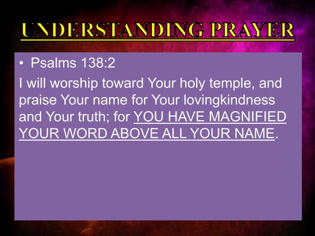 THE KINGDOM PRINCIPLE OF PRAYER WITH FASTING.pptx | Christianity | Religion & Spirituality