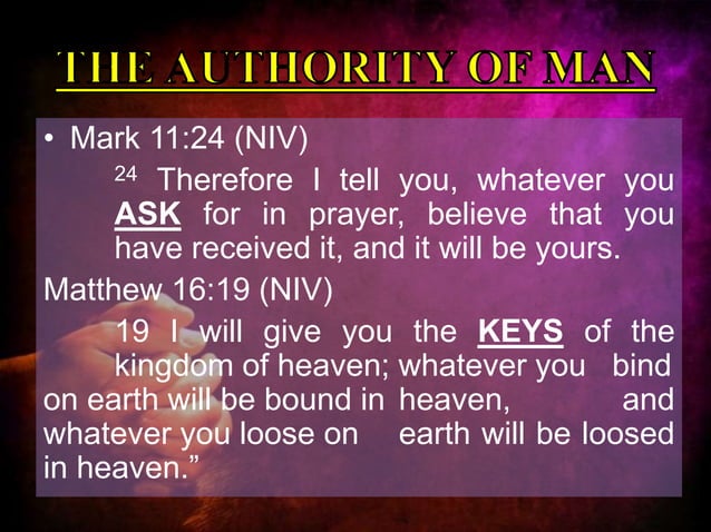 THE KINGDOM PRINCIPLE OF PRAYER WITH FASTING.pptx | Christianity | Religion & Spirituality