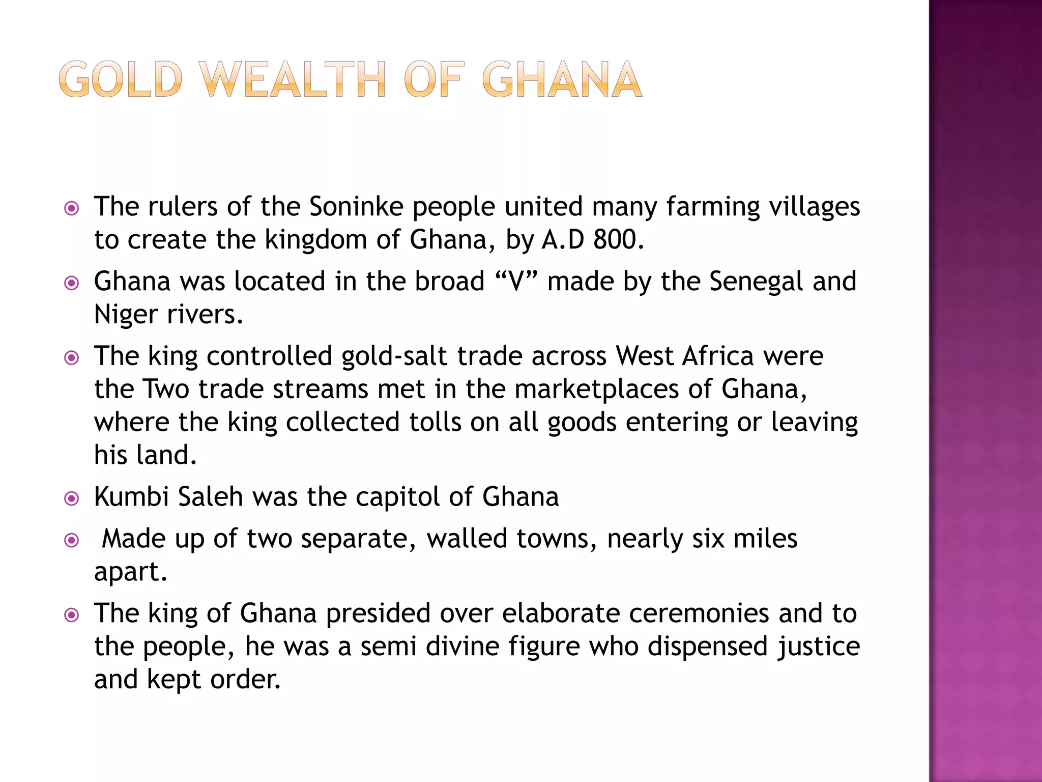 The Kingdoms Of West Africa | PPTX