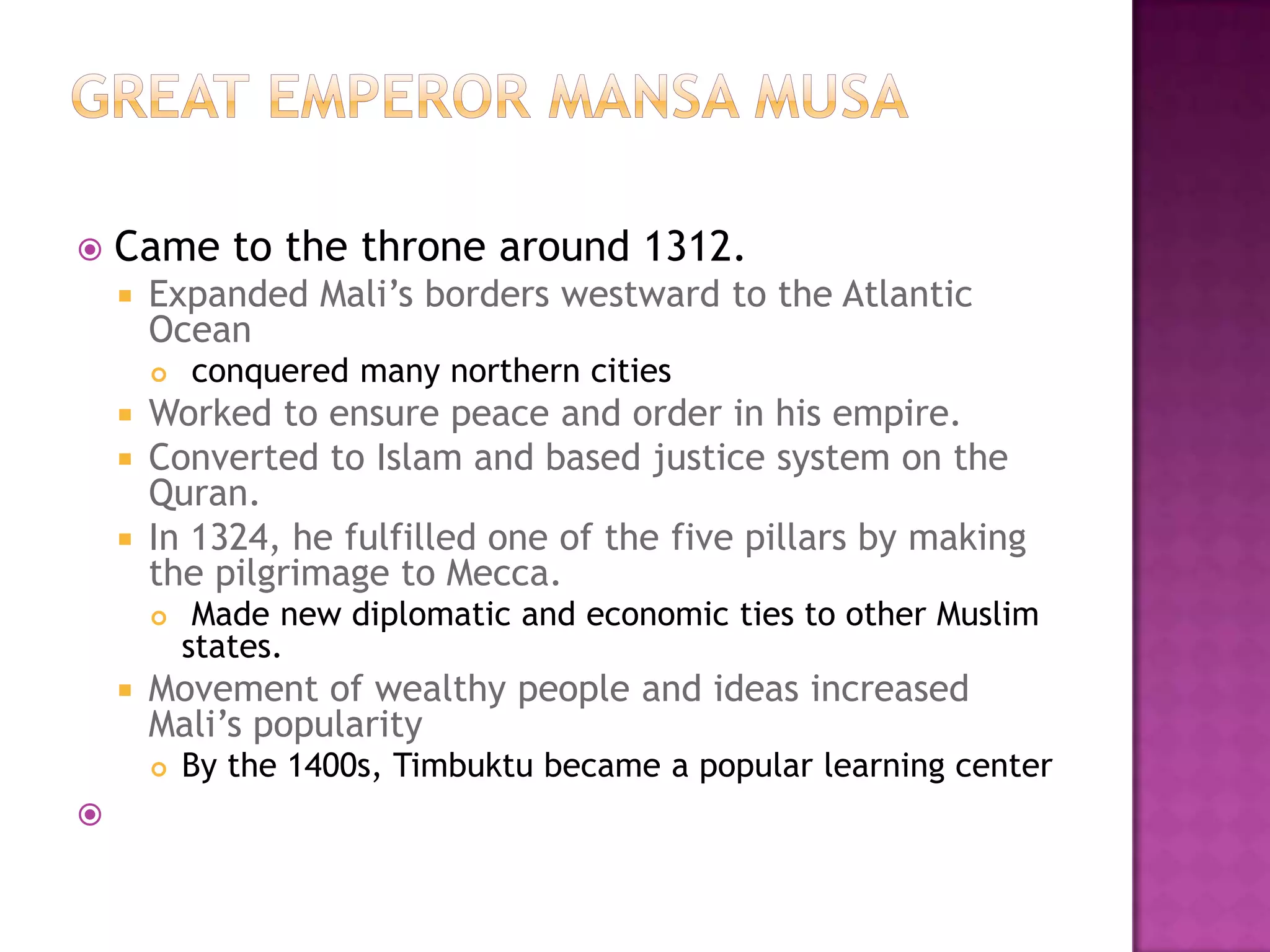 The Kingdoms Of West Africa | PPTX