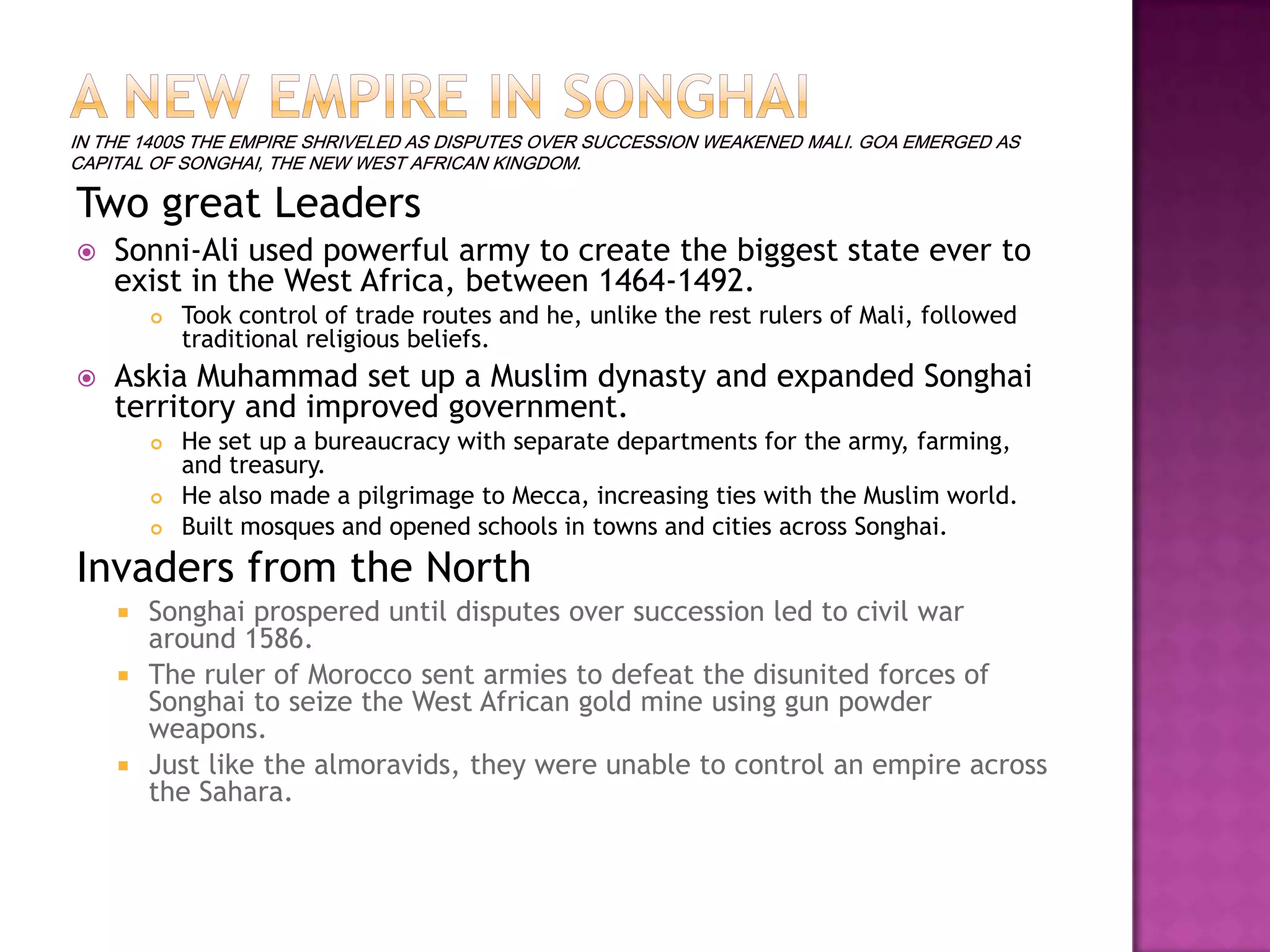 The Kingdoms Of West Africa | PPTX