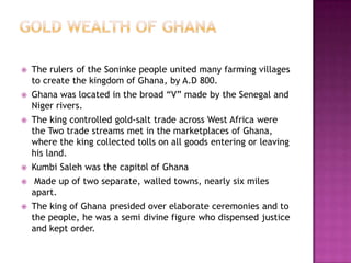 The Kingdoms Of West Africa | PPTX