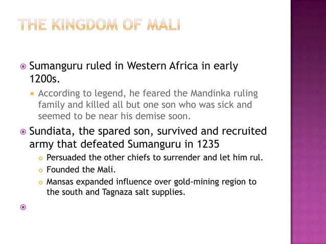 The Kingdoms Of West Africa | PPTX