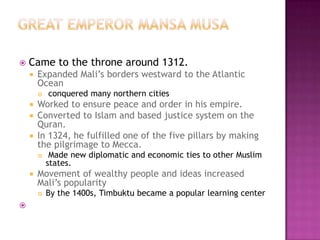 The Kingdoms Of West Africa | PPTX