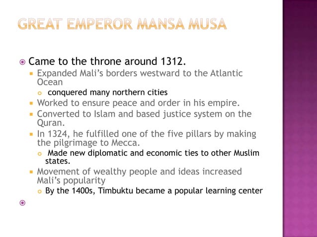 The Kingdoms Of West Africa | PPTX