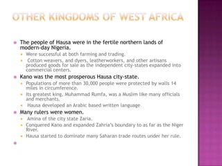 The Kingdoms Of West Africa | PPTX