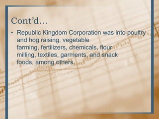 The king group of companies | PPTX