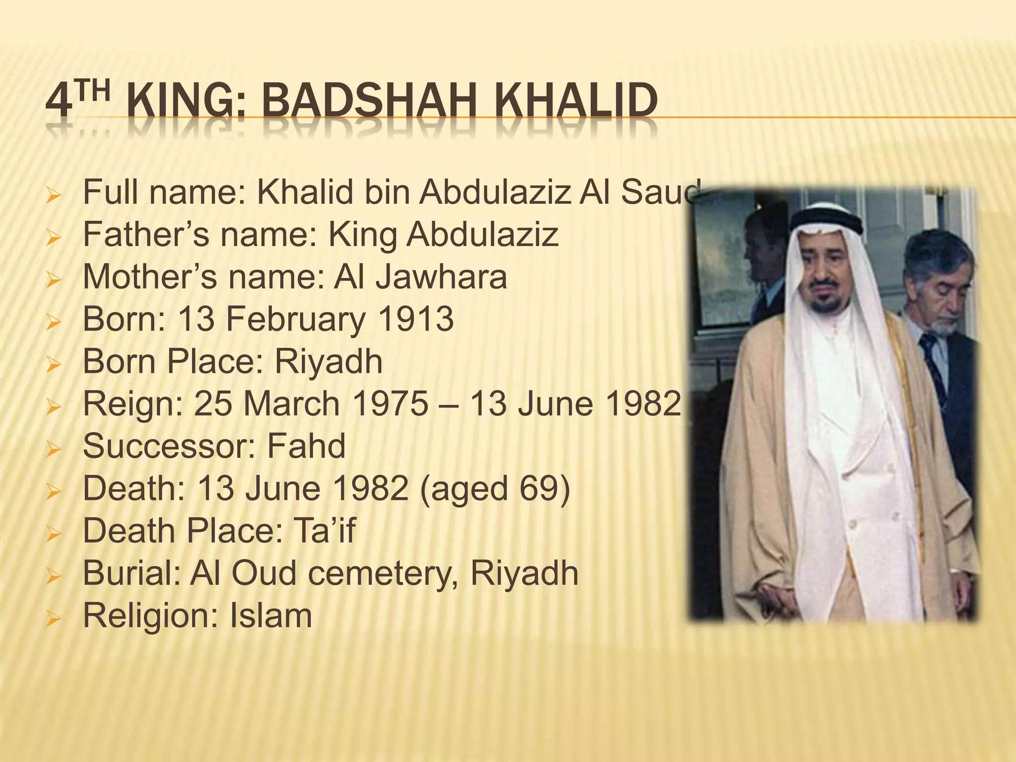 The kings of saudi arabia | PPTX