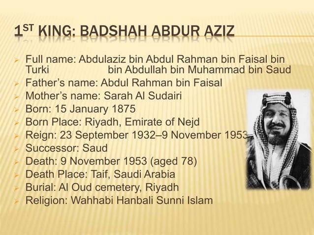 The kings of saudi arabia | PPTX