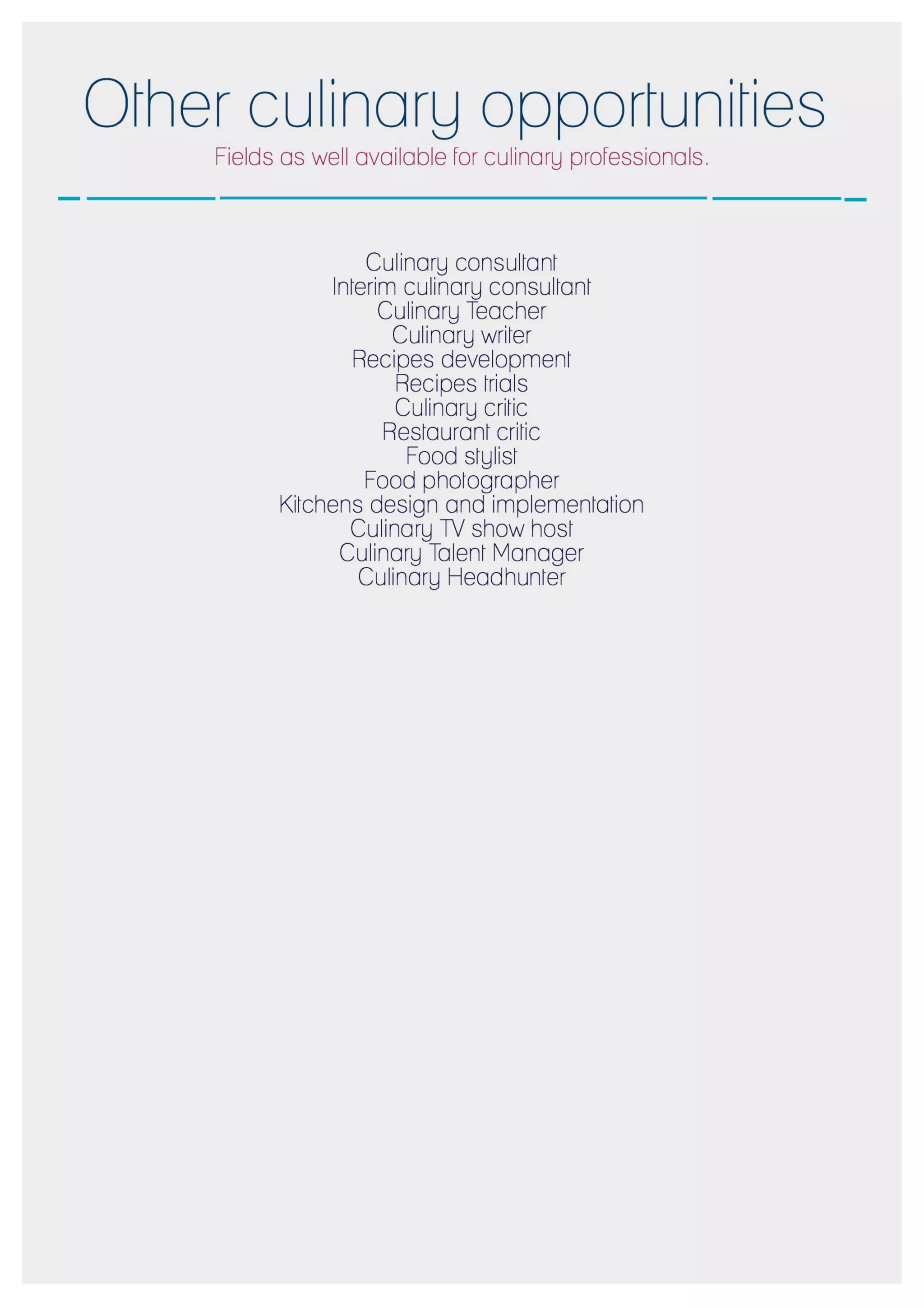 The kitchen brigade | PDF