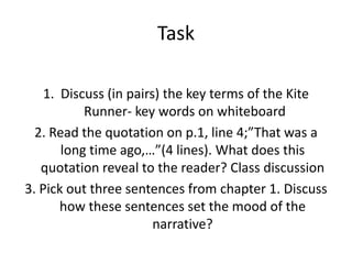 The kite runner | PPTX