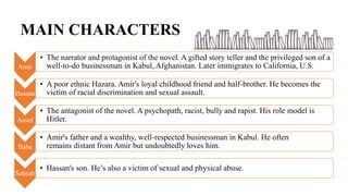 The Kite Runner: Main Themes, Summary and Morals | PPTX