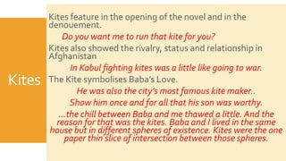 The Kite Runner: Key themes and symbols. | PPTX