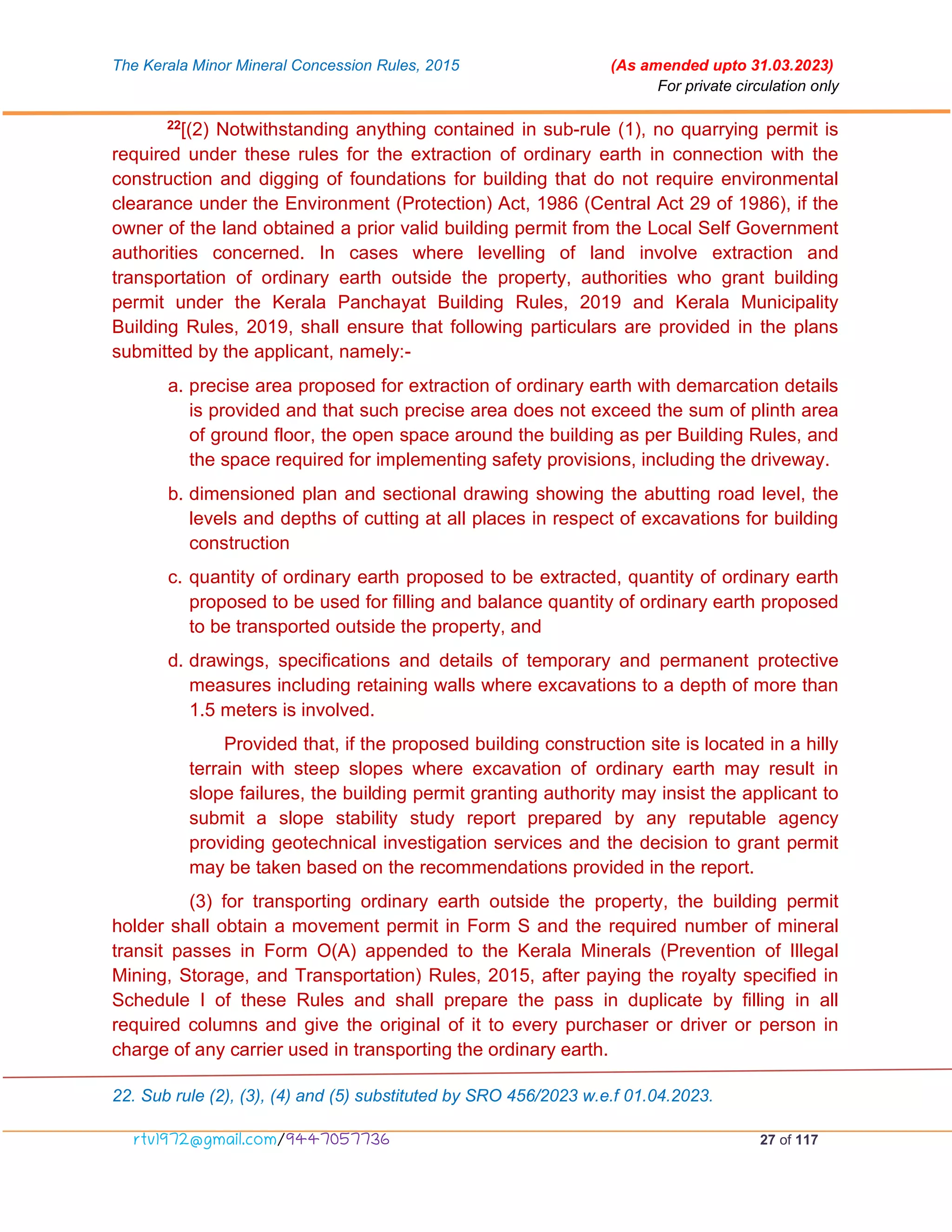 The KMMC Rules, 2015 (updated up to 31.03.2023)- uploaded by James ...