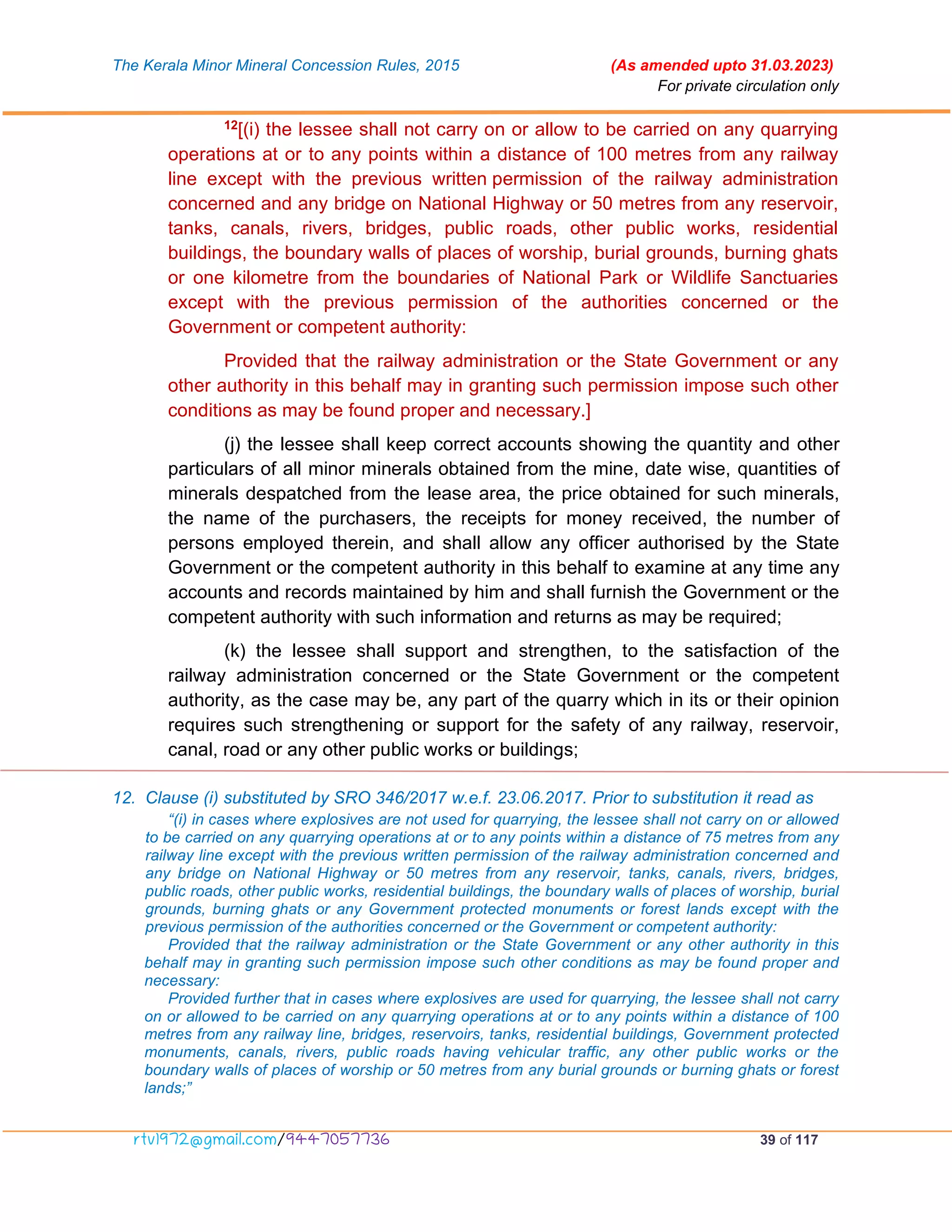 The KMMC Rules, 2015 (updated up to 31.03.2023)- uploaded by James ...