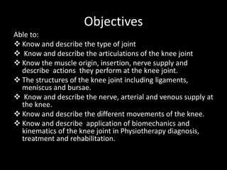 The Knee Complex | PPTX