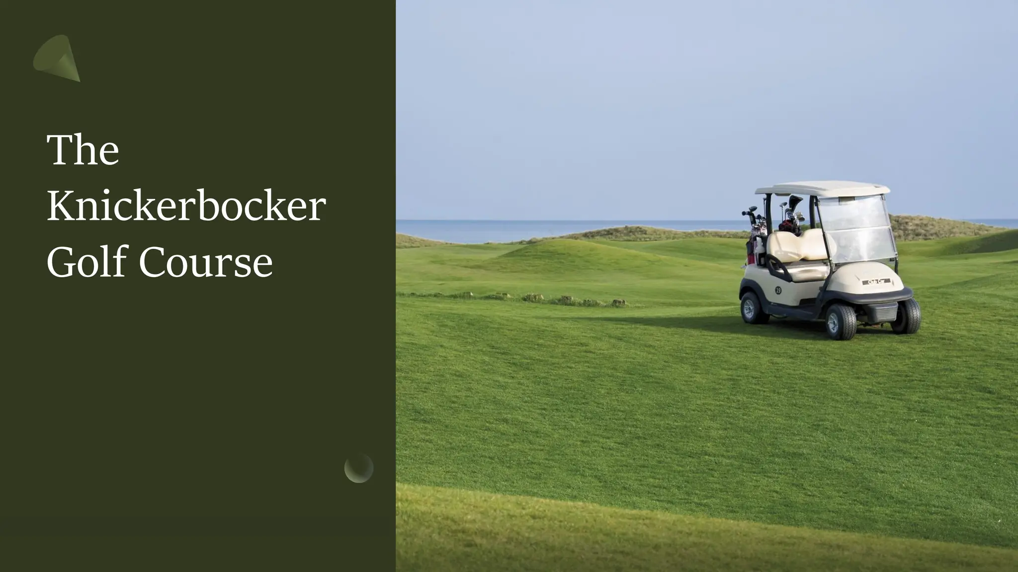The Knickerbocker Golf Course | PDF