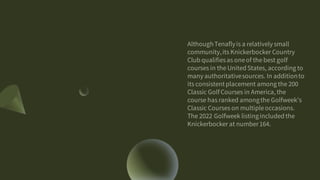 The Knickerbocker Golf Course | PPT