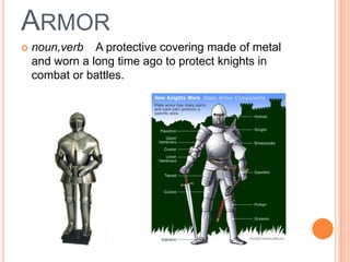 The Knight At Dawn Vocabulary | PPTX