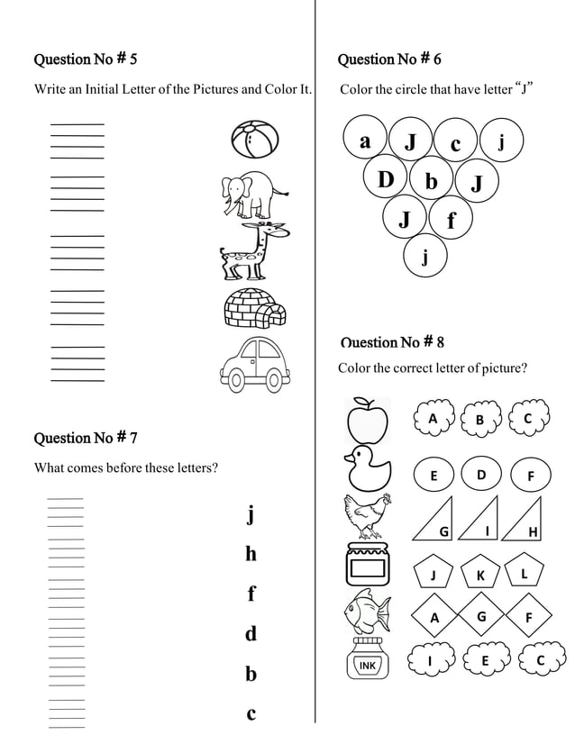 Test for nursery class Addmission.pdf