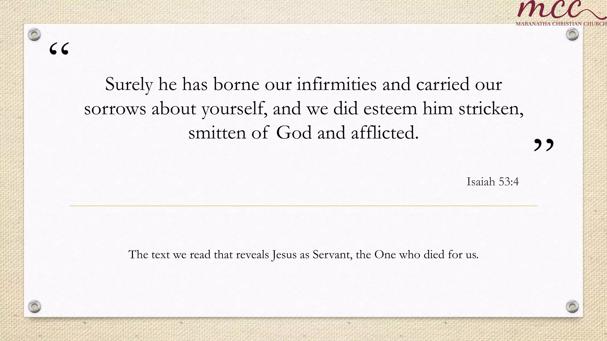 The knowledge of jesus 3rd lesson, jesus the servant english | PPT
