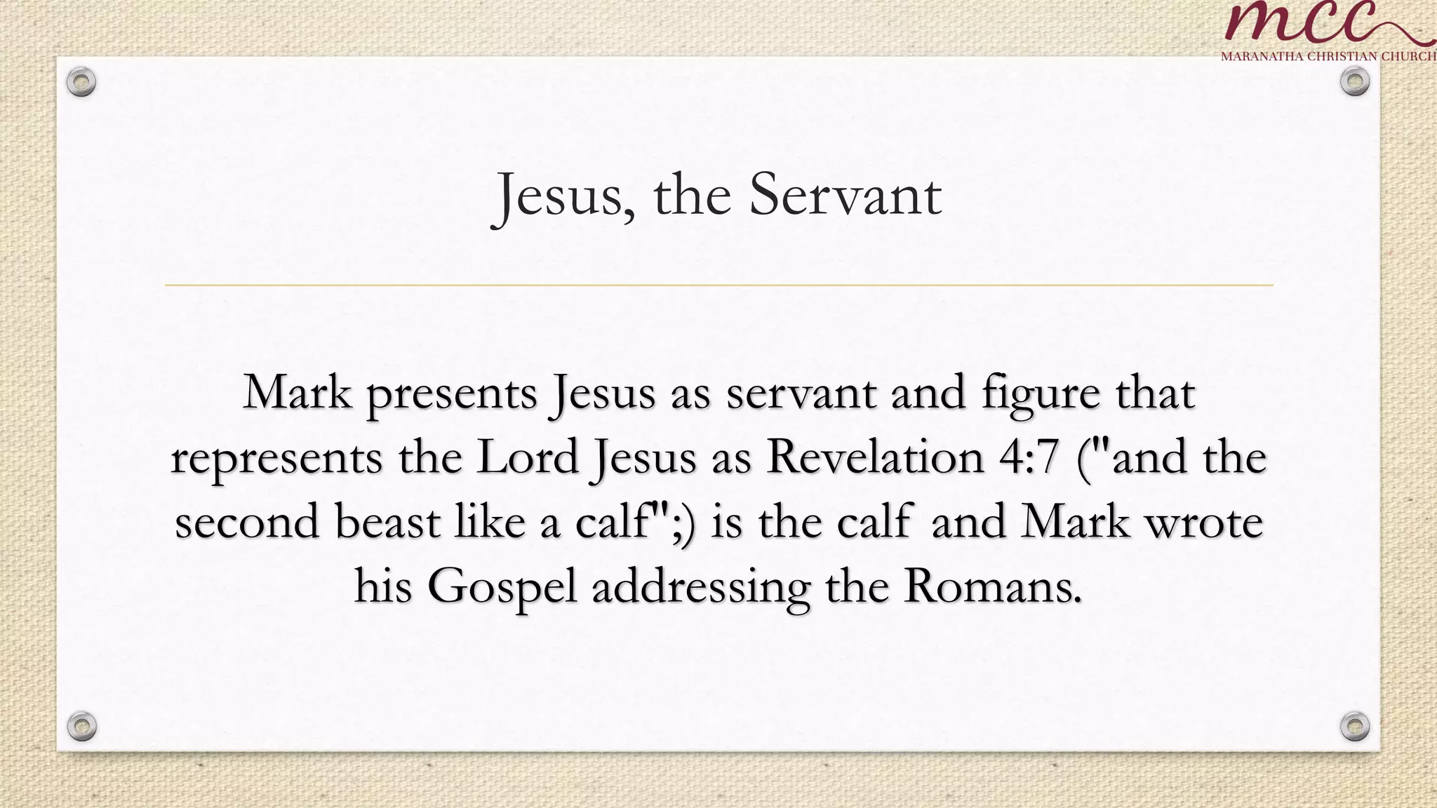 The knowledge of jesus 3rd lesson, jesus the servant english | PPT