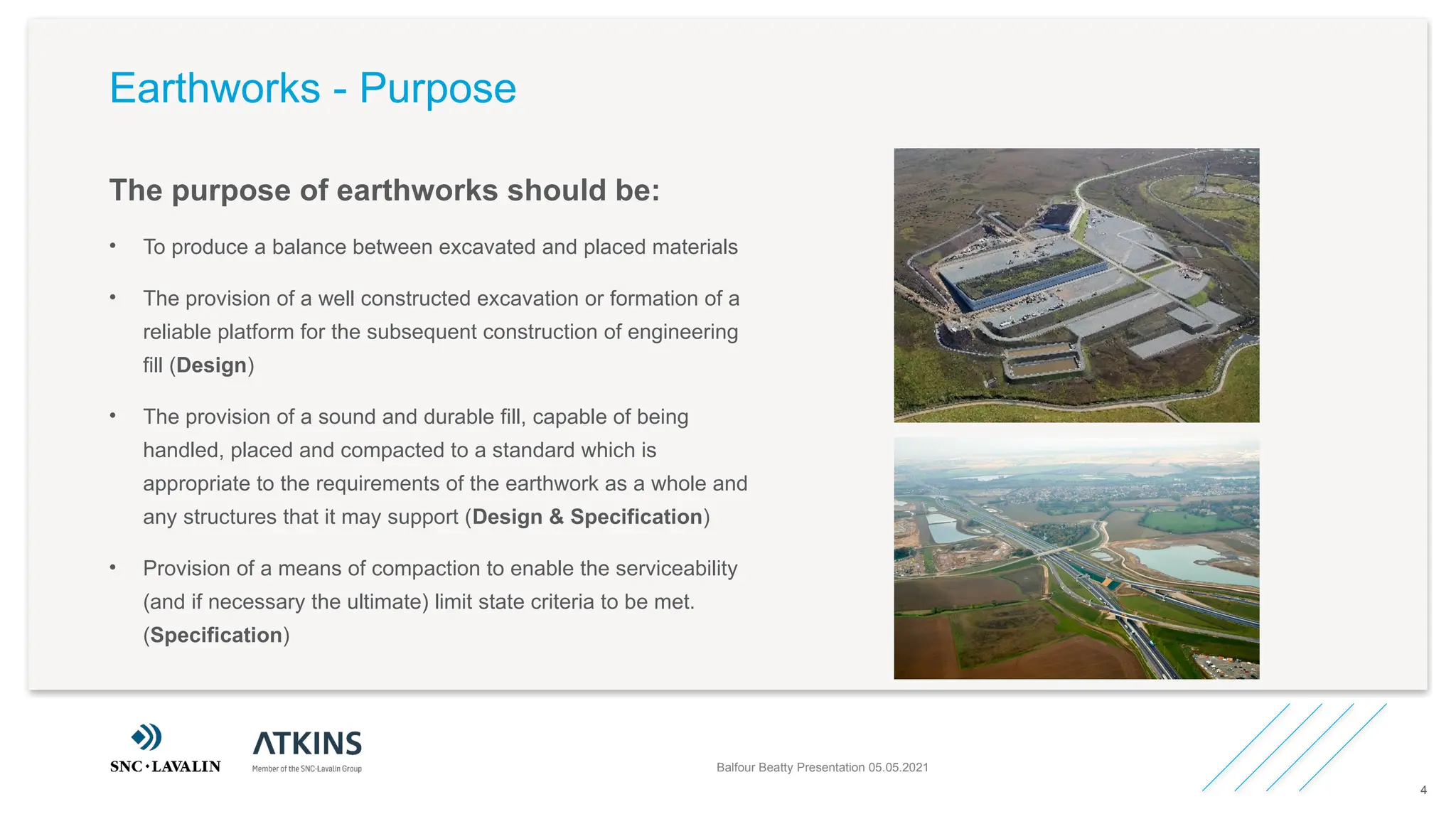 The Knowledge Series Slides - Earthworks Specification and the Design ...