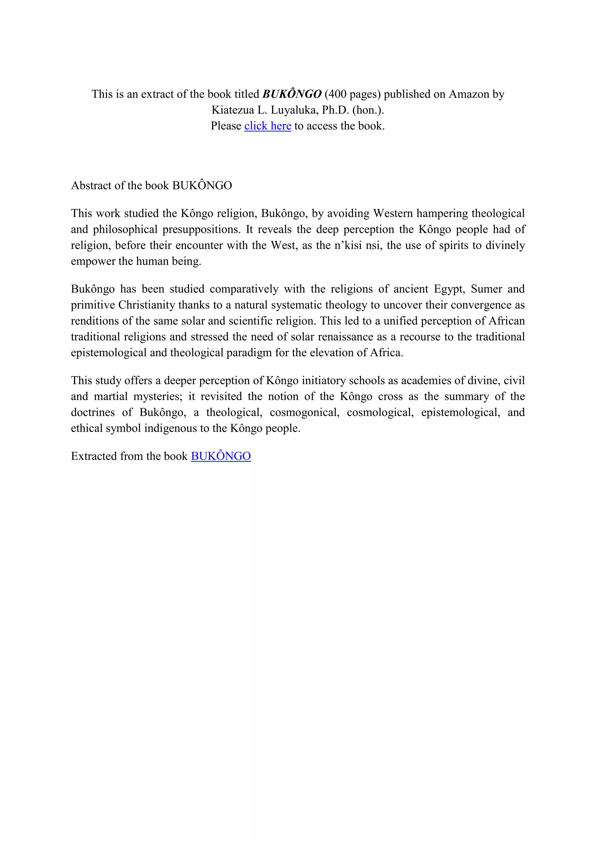 The Kongo cosmogram revisited | PDF