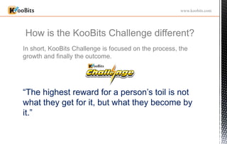 The KooBits Challenge - Introduction (Singapore) | PPTX