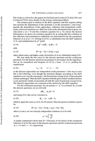 The korteweg dvries equation a survey of results | PDF