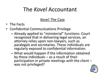 The Kovel Accountant | PPTX | Legal Services Industry | Industries