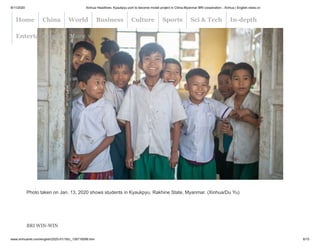 CHINA IS PLAYING MYANMAR GROUND THE KYAUKPHYU SPECIAL ECONOMIC ZONE AND ...