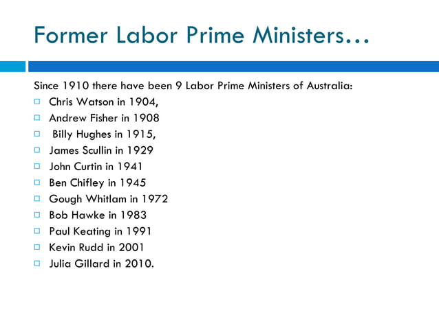 Political Parties of Australia | PPT
