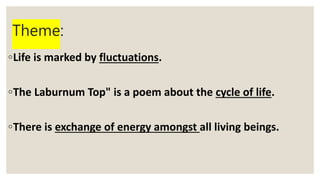 The laburnum top ted hughes | PPTX