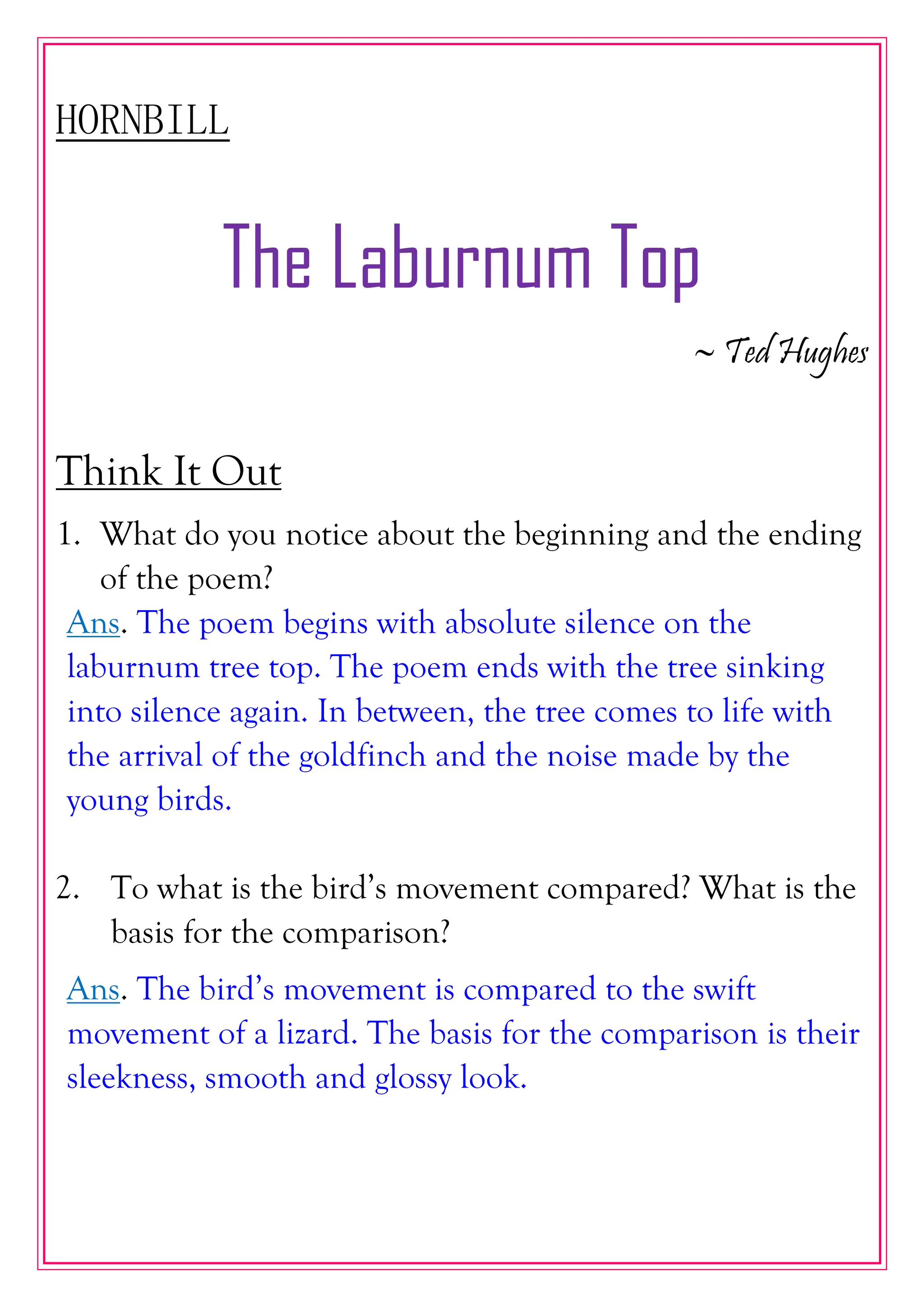 The Laburnum Top Class - '11th' | PDF