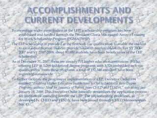 The ladderized education program | PPTX