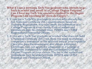 The ladderized education program | PPTX