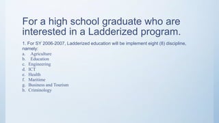 THE LADDERIZED EDUCATION PROGRAM.pptx