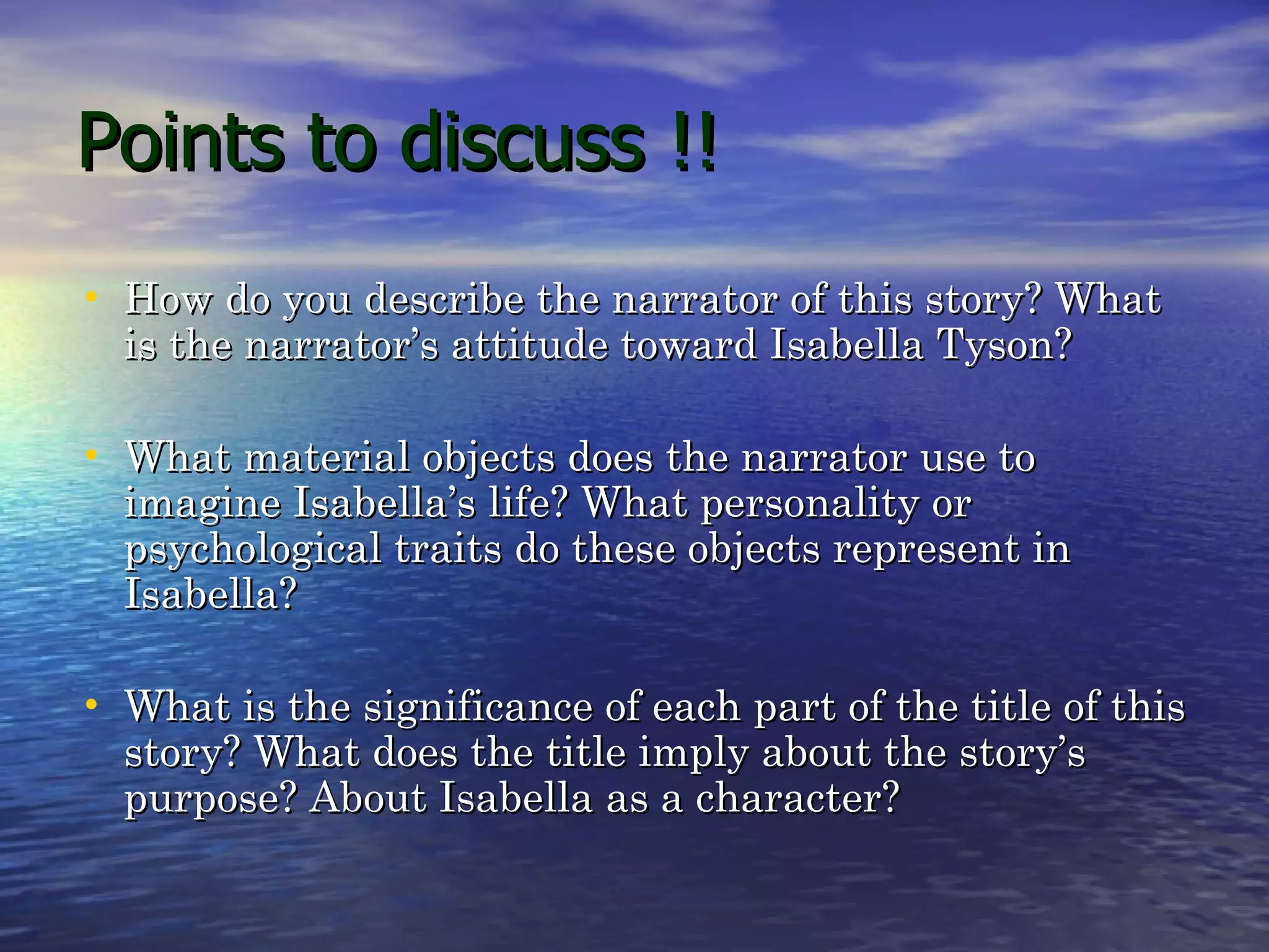 The lady in the looking glass | PPT